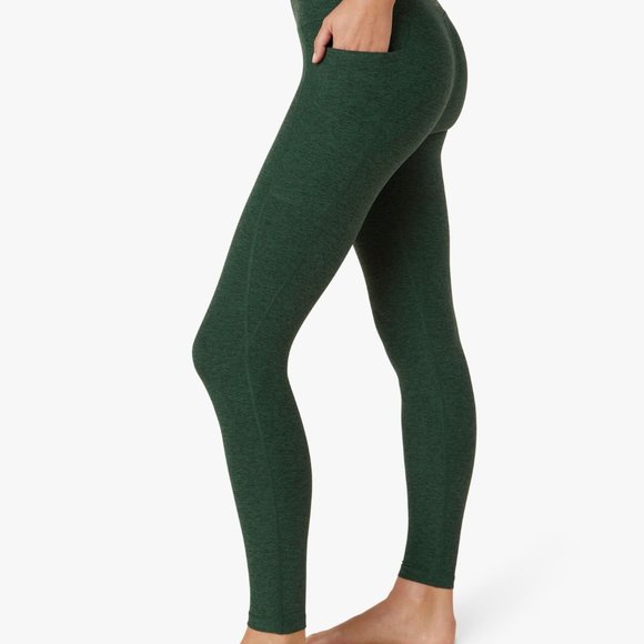 Beyond Yoga | Pants & Jumpsuits | Spacedye Out Of Pocket High Waisted Midi Leggingforest ...